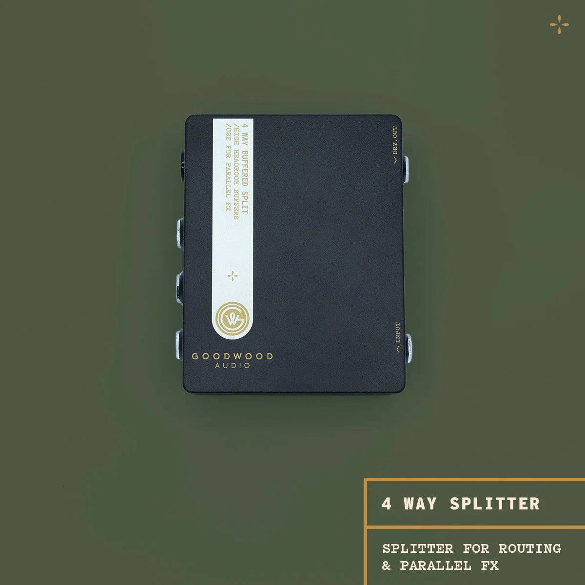 Goodwood Audio 4 Way Buffered Splitter Custom Junction — Pedal Empire