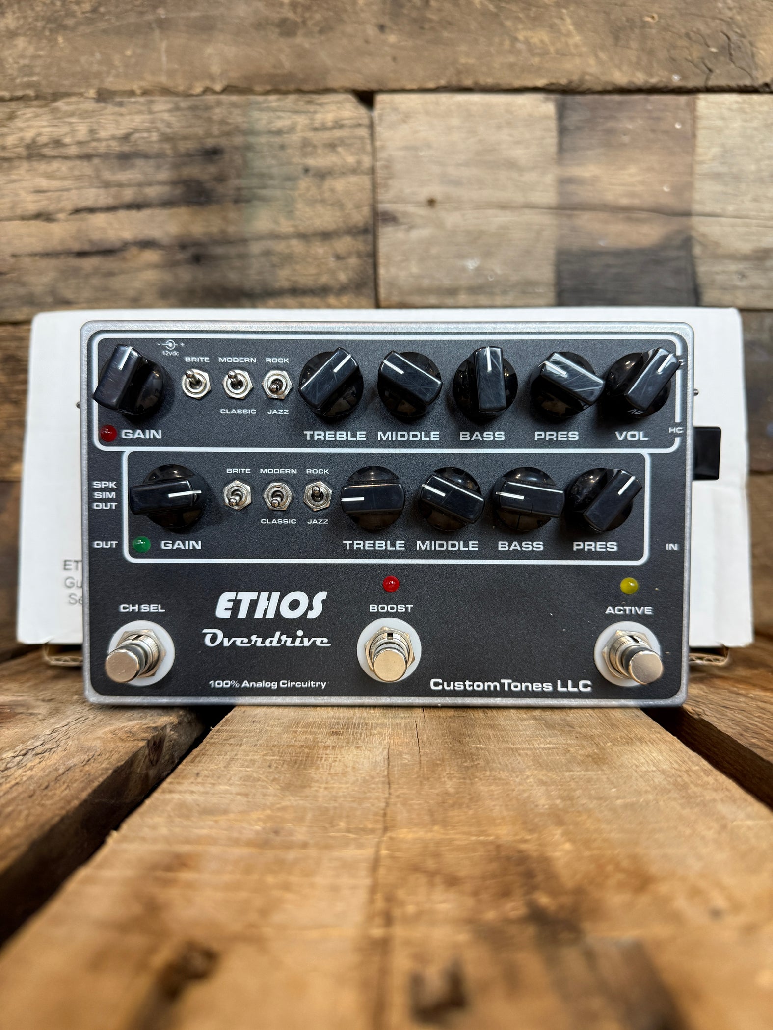 Second Hand Custom Tones Ethos Overdrive — Pedal Empire