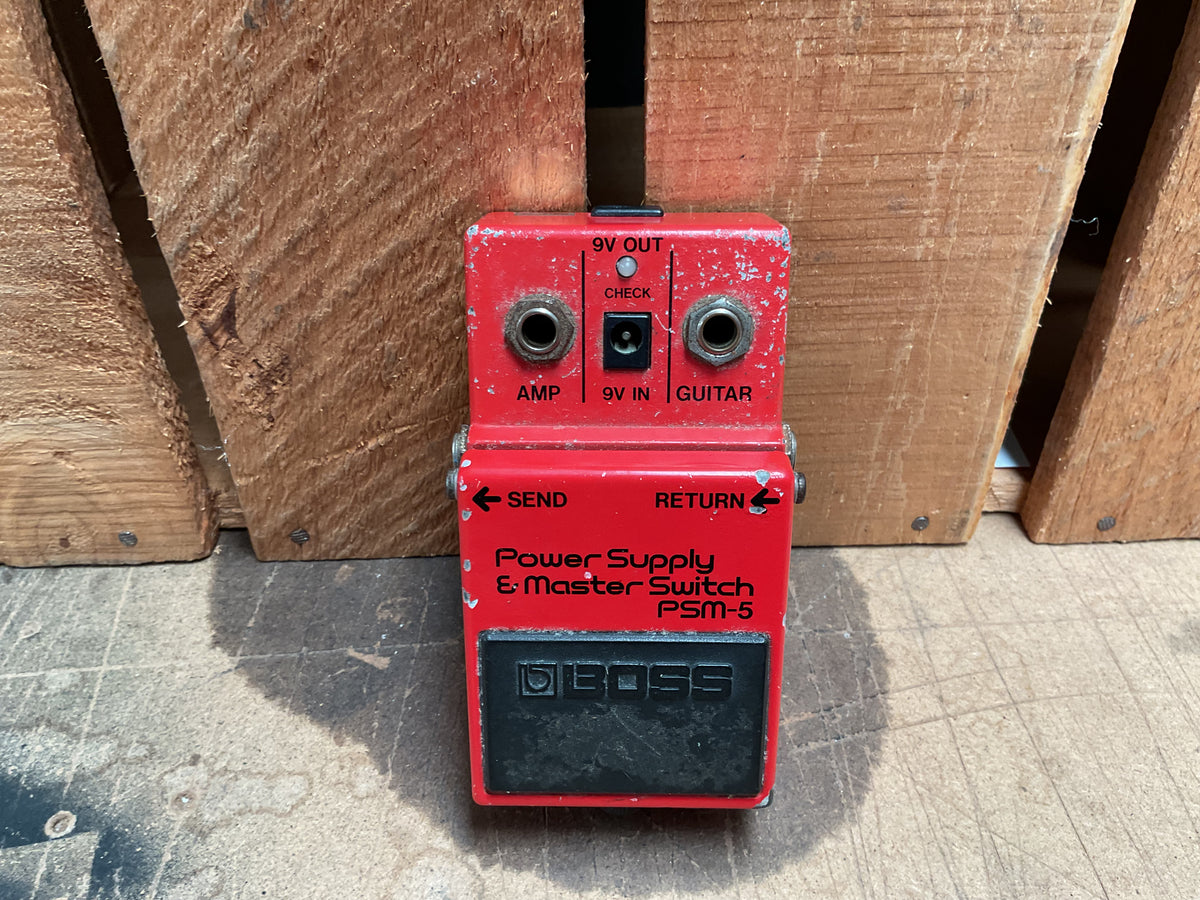 Vintage Boss PSM-5 Power Supply and Master Switch — Pedal Empire