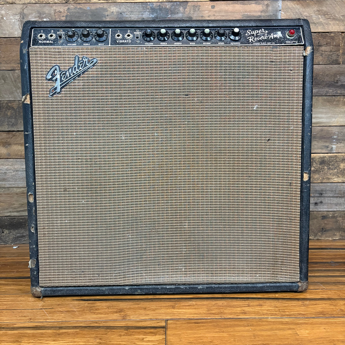 Second Hand Vintage 1963 Fender Super Reverb Black Panel - w/Morden Mo ...