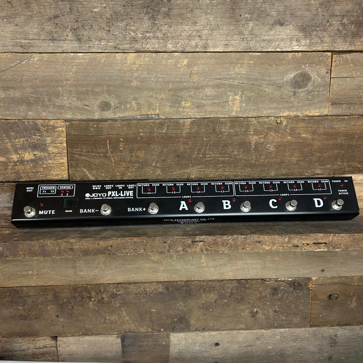 Second Hand JOYO PXL-LIVE Guitar Effects Pedal Switcher - 8 Loop ...