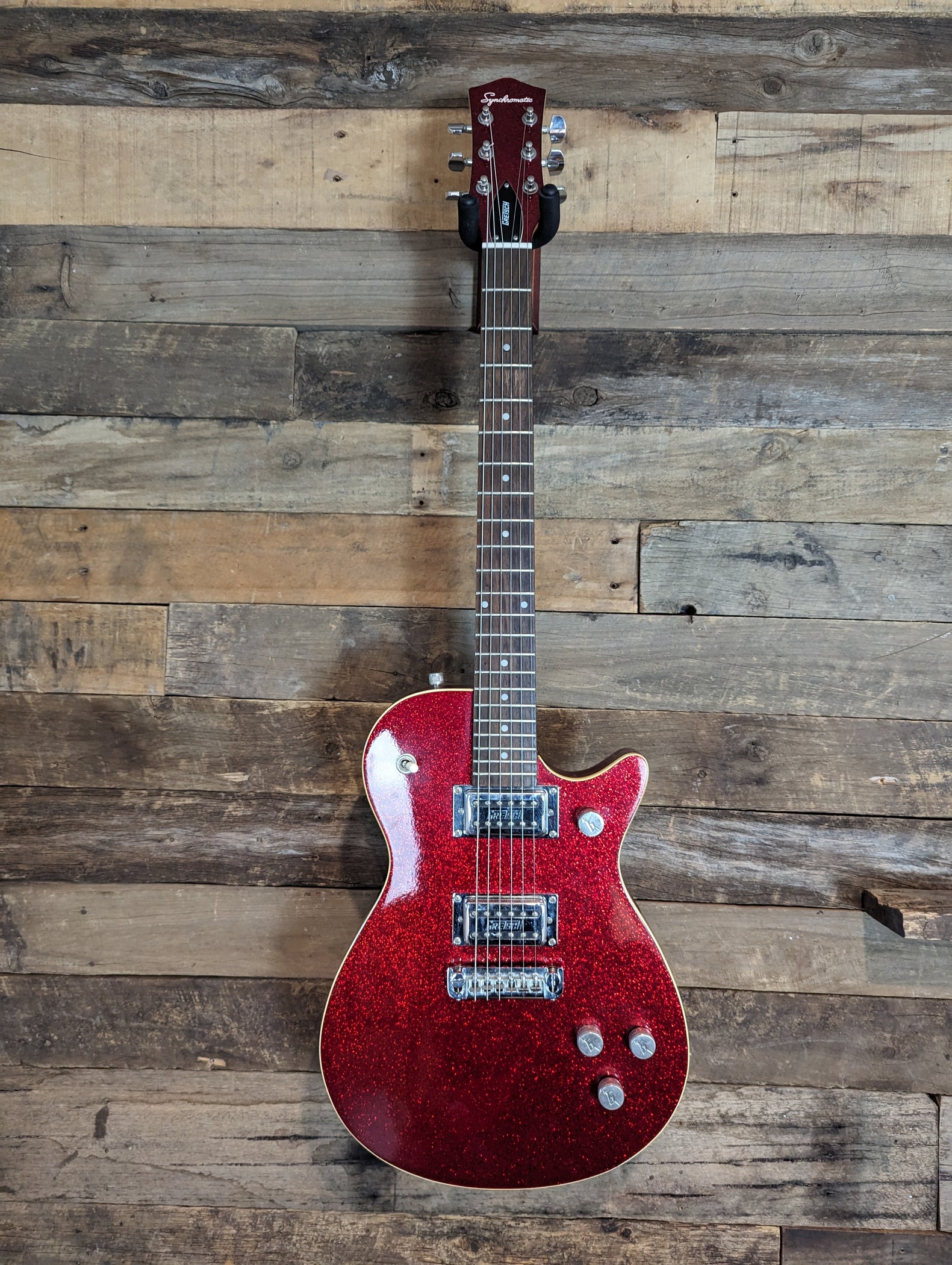 Second Hand Gretsch Synchromatic Red Sparkle Jet — Pedal Empire