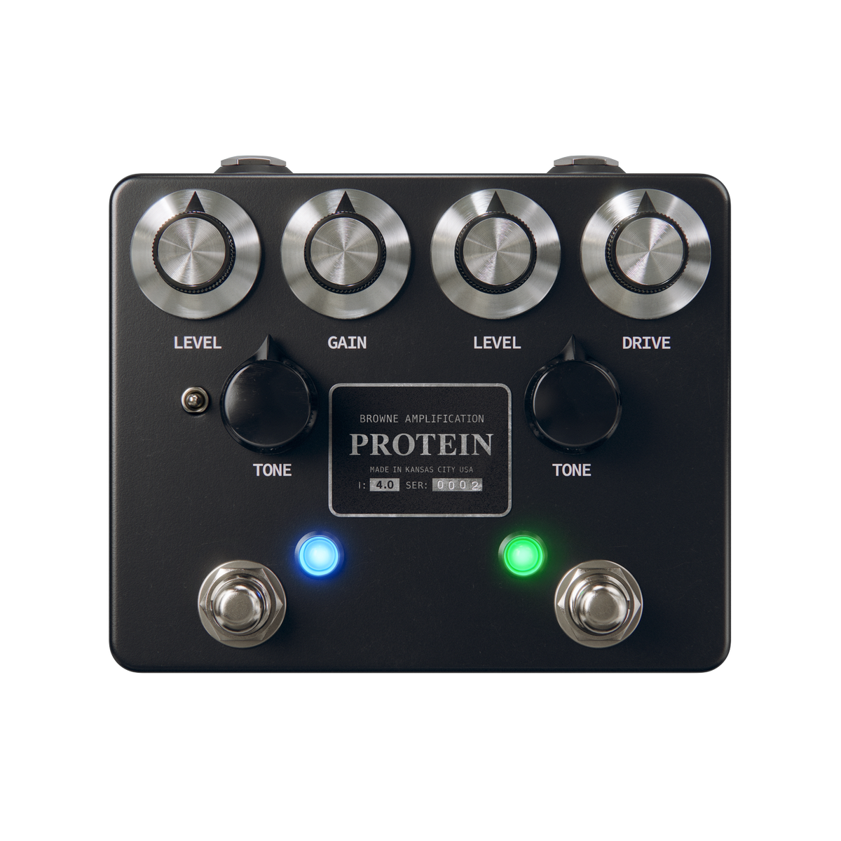 Browne Amplification Protein Dual Overdrive V4 - Black — Pedal Empire