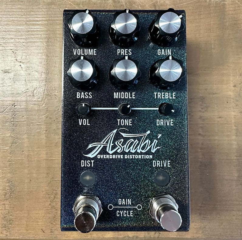 Jackson Audio Asabi Overdrive Distortion **Galaxy Finish** — Pedal Empire