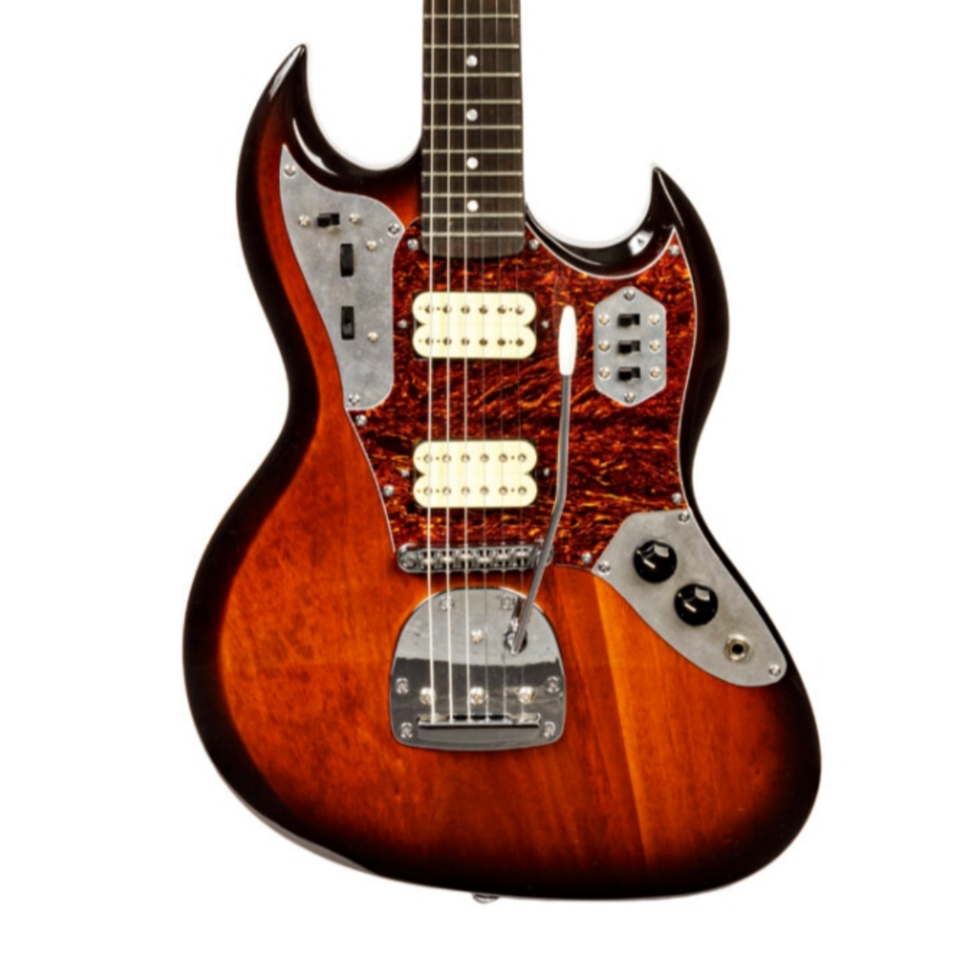 Woodrite Guitars Switchblade Tobacco Sunburst w/hardcase — Pedal Empire