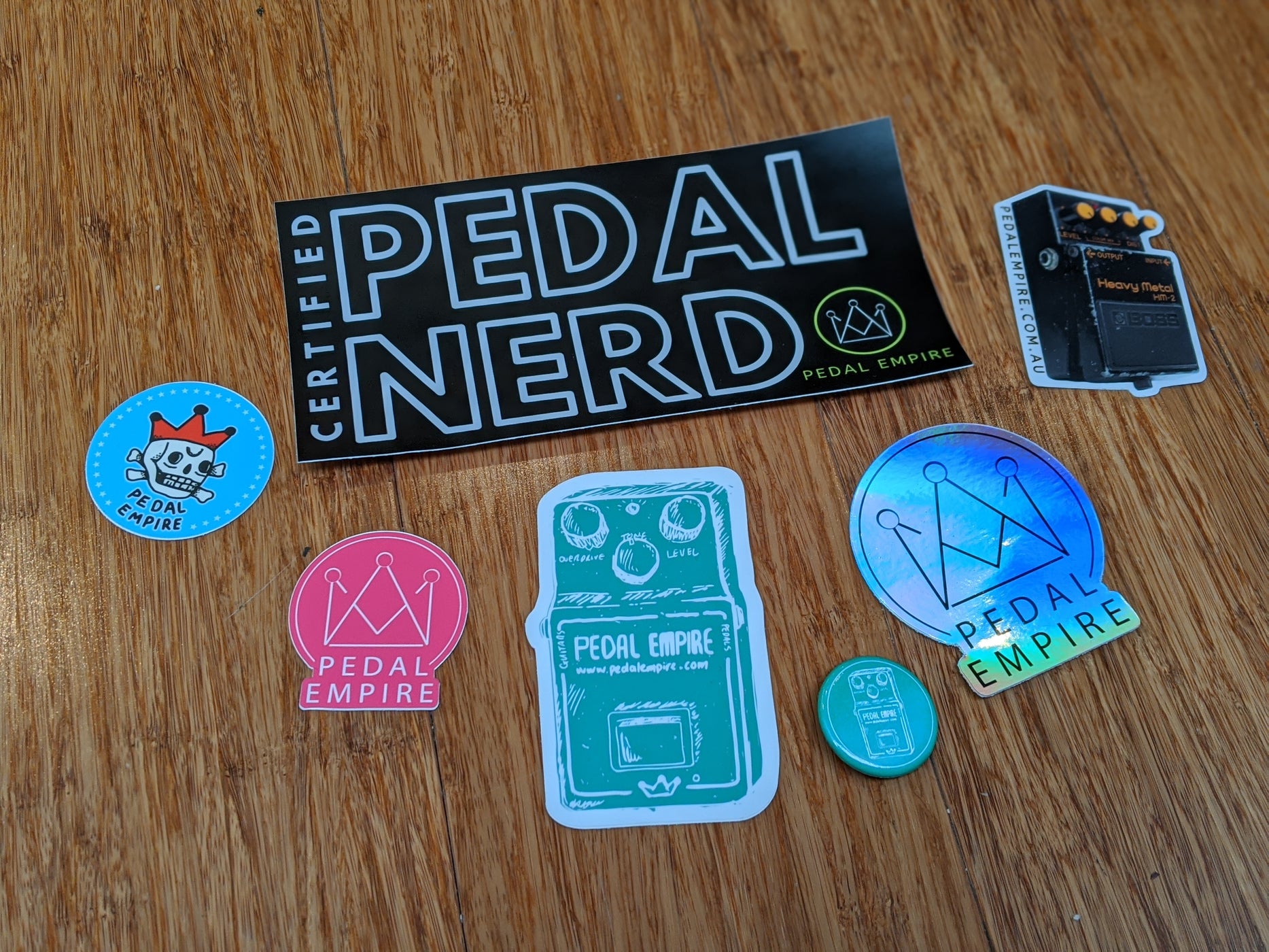 Extra large Pedal Empire sticker pack!