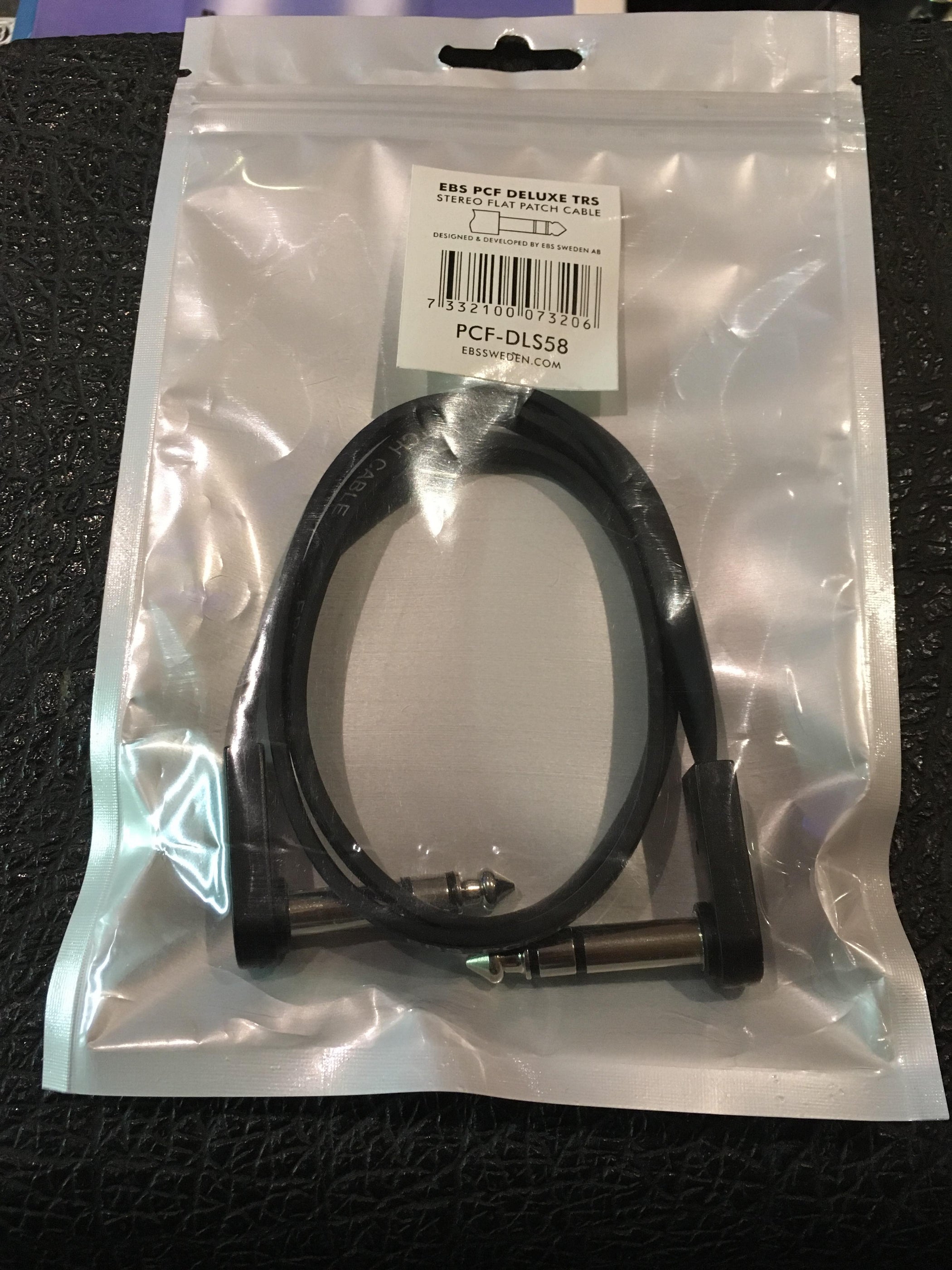 EBS Flat Patch TRS Stereo Cables — Pedal Empire