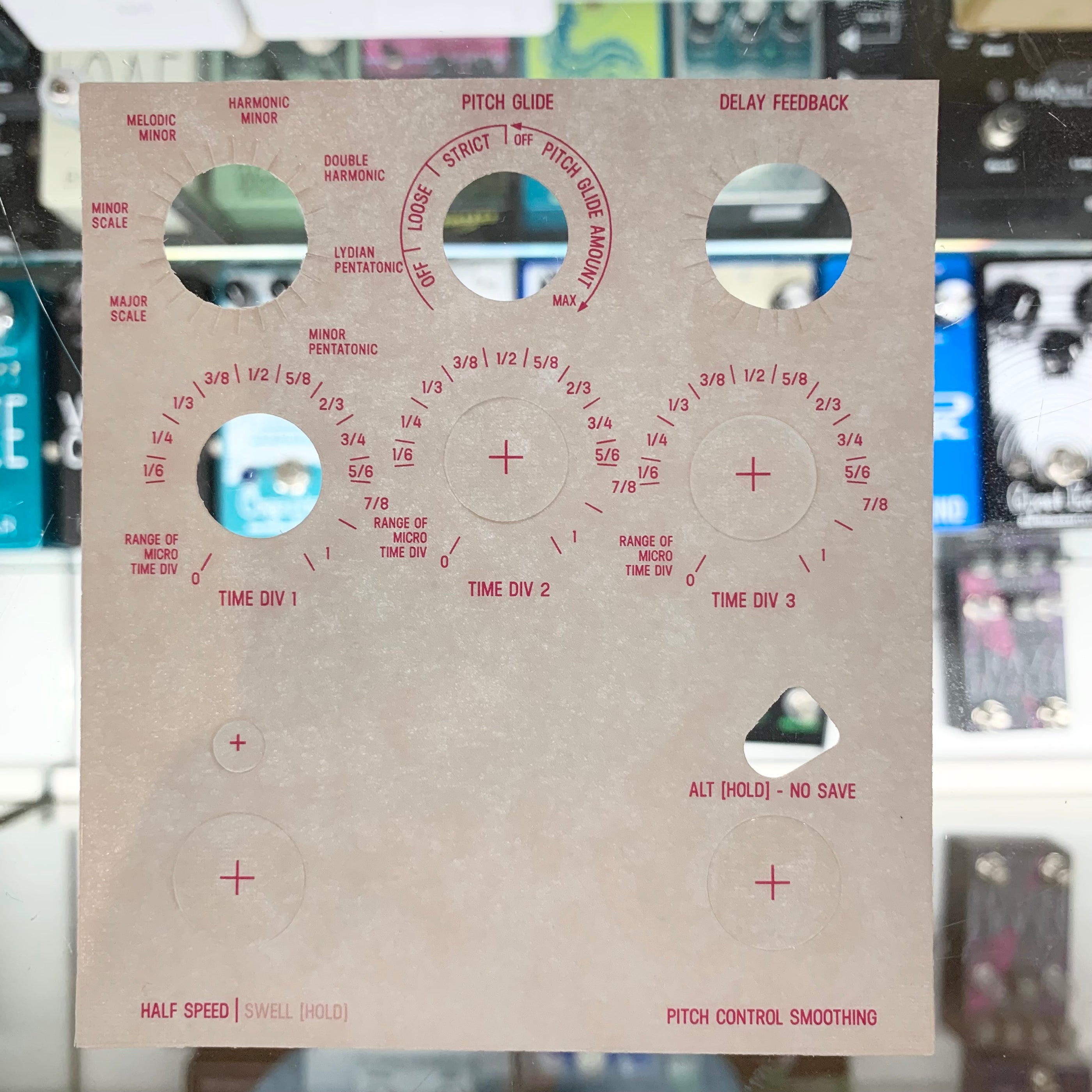 Meris Alternate Knob Function Overlays — Pedal Empire