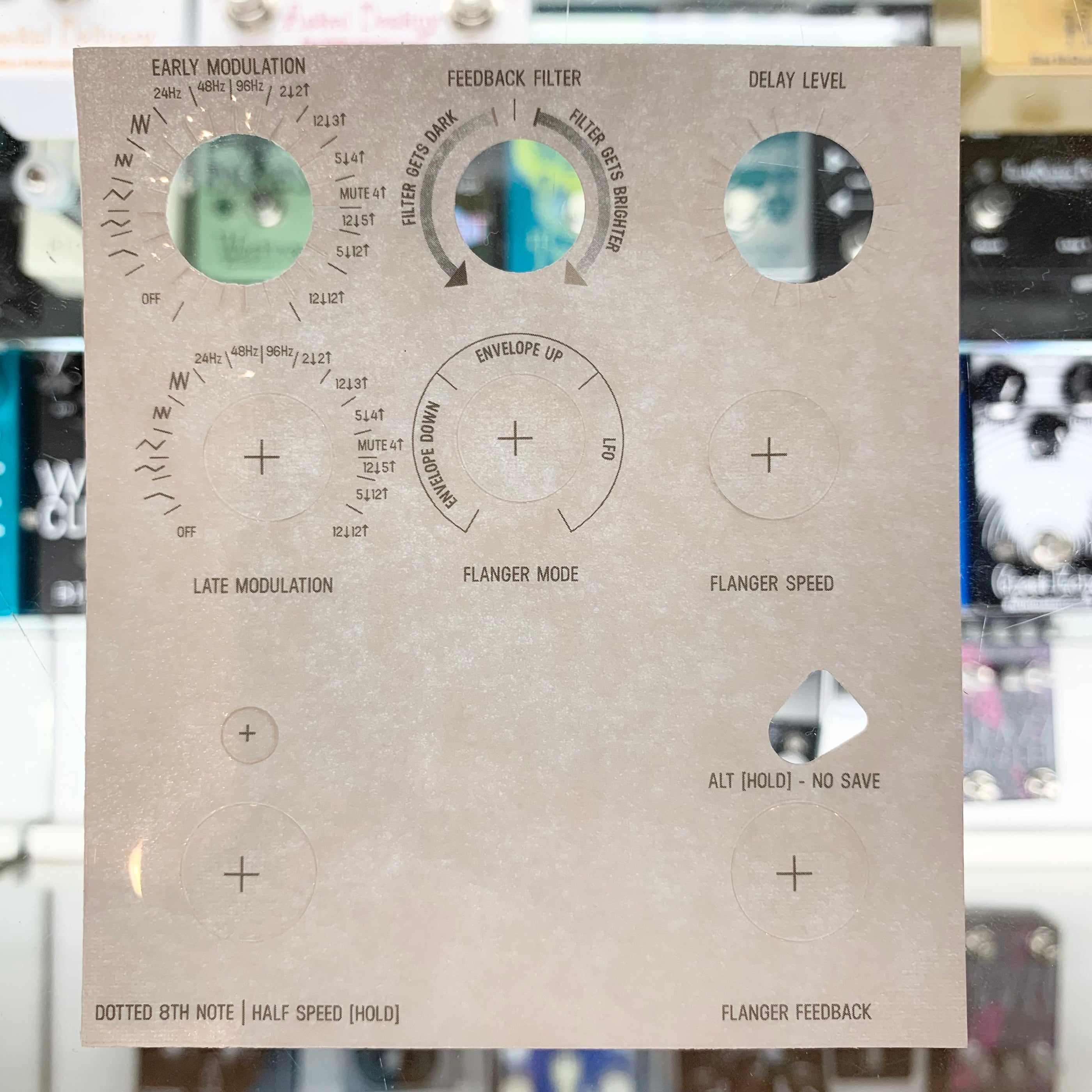 Meris Alternate Knob Function Overlays — Pedal Empire