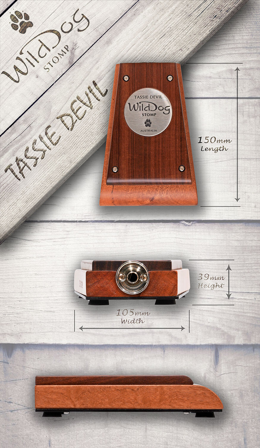 Wild Dog Stomp Box Tassie Devil — Pedal Empire